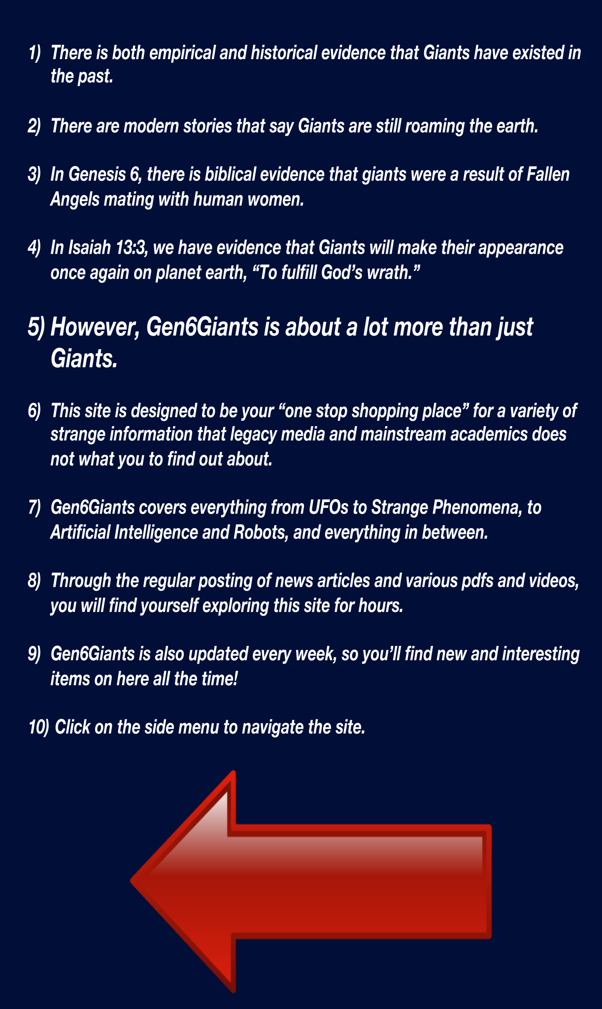 Gen 6 Giants – The Giants Of Antiquity Are Now Returning!